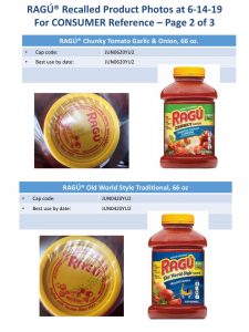 Mizkan America, Inc., Announces Voluntary Recall | RAGÚ