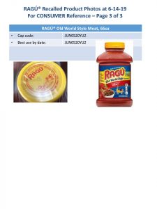 Mizkan America, Inc., Announces Voluntary Recall | RAGÚ
